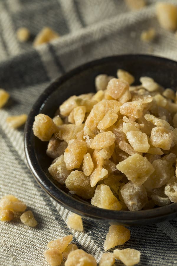 Sweet Organic Crystallized Ginger Candy Stock Image - Image of root ...