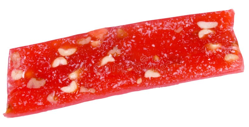 Sweet Pastila Isolated on a White Background Stock Image - Image of ...