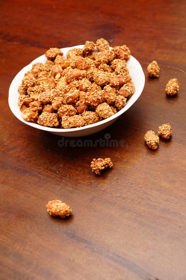 Sweet peanuts stock photo. Image of snack, sesame, honey - 26866776