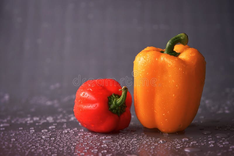 Sweet peppers stock image. Image of vegetable, surface - 149754053