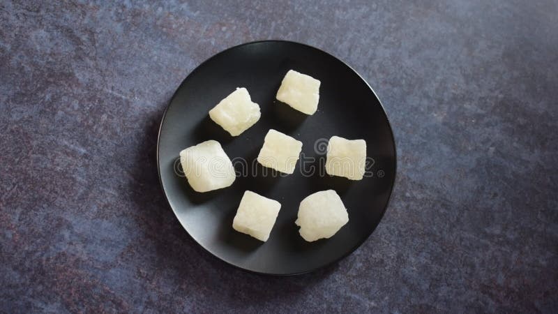 Petha Indian sweets stock footage. Video of cube, dried - 240886972