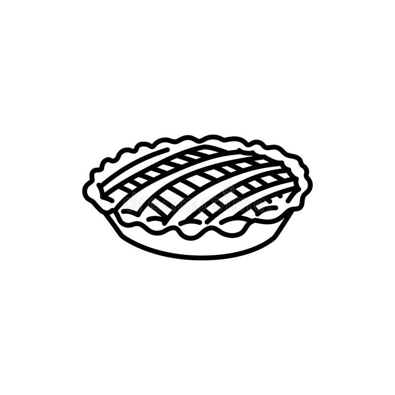 Sweet Pie Line Drawing Stock Illustrations – 1,588 Sweet Pie Line ...