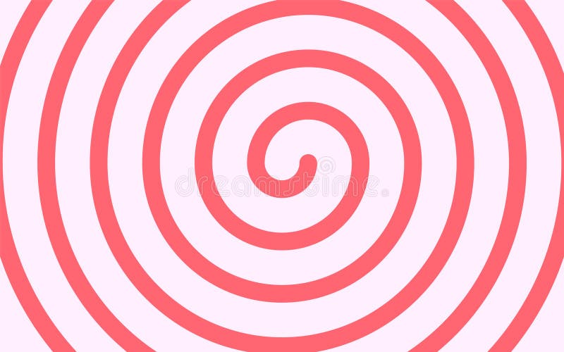 Sweet Pink Candy Abstract Spiral Background. Vector Illustration Stock ...