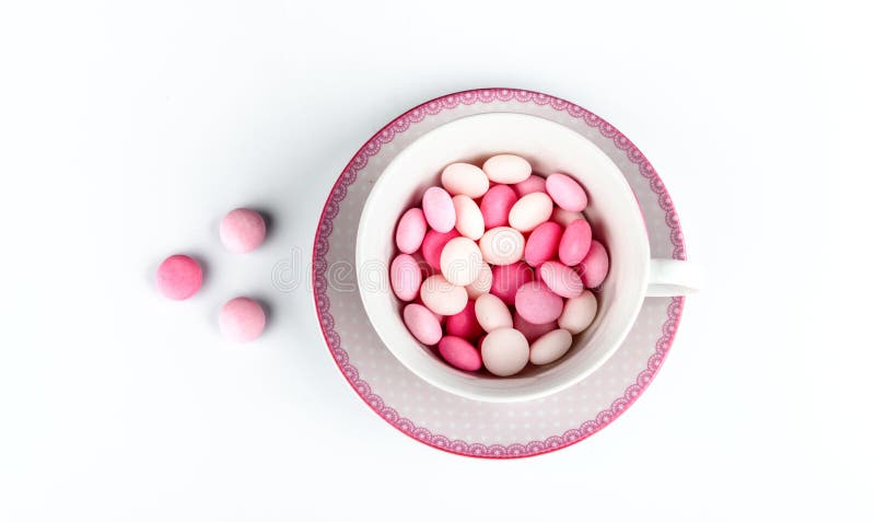 Sweet Pink Round Candies, Drops Stock Photo - Image of candies, food ...