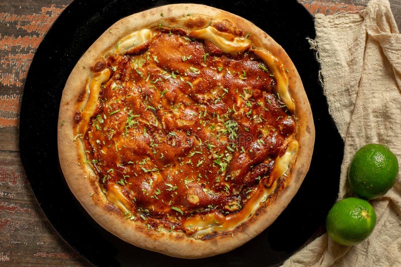 Sweet Pizza. Key Lime Pie Pizza Stock Image - Image of delivery ...