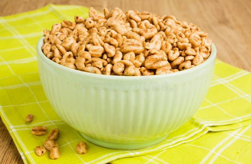 Sweet popped wheat grains stock photo. Image of eating - 19074864