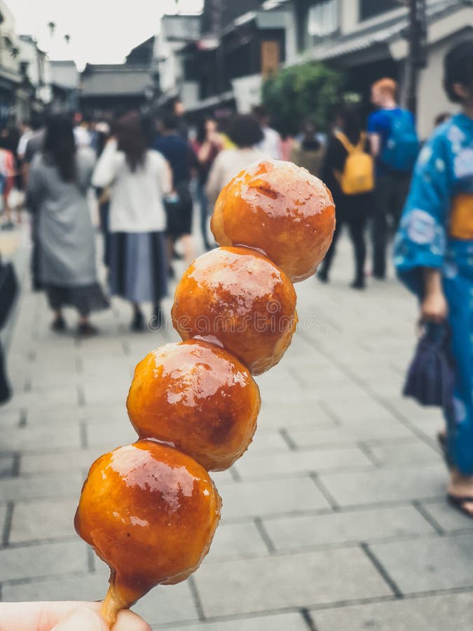 Sweet potato dango stock image. Image of potato, dango - 156309097