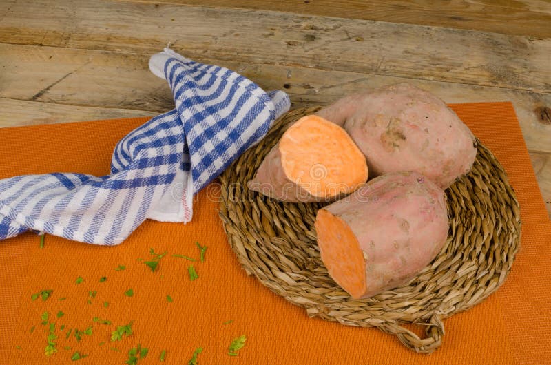 Sweet potatoes stock photo. Image of potatoes, ingredient - 44582190