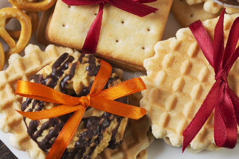 Sweet present stock image. Image of pastry, biscuit, holidays - 56823637