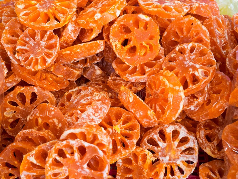 Sweet Preserved Lotus stock image. Image of culture, produce - 86929287