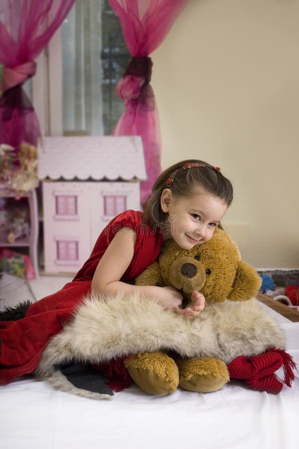 Sweet princess at home stock photo. Image of expect, emotion - 3642194