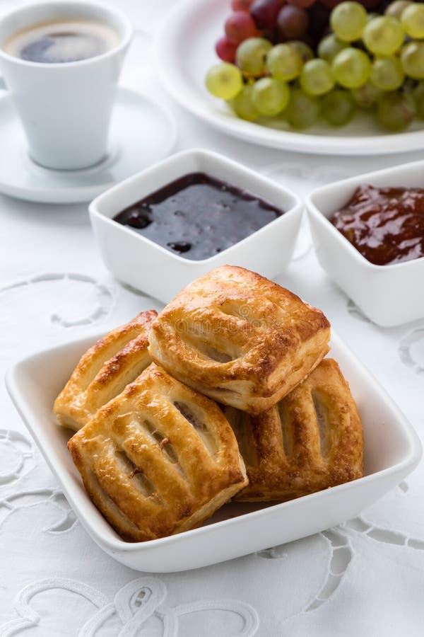 Sweet puff pastry snack stock image. Image of tasty, baked - 60938437