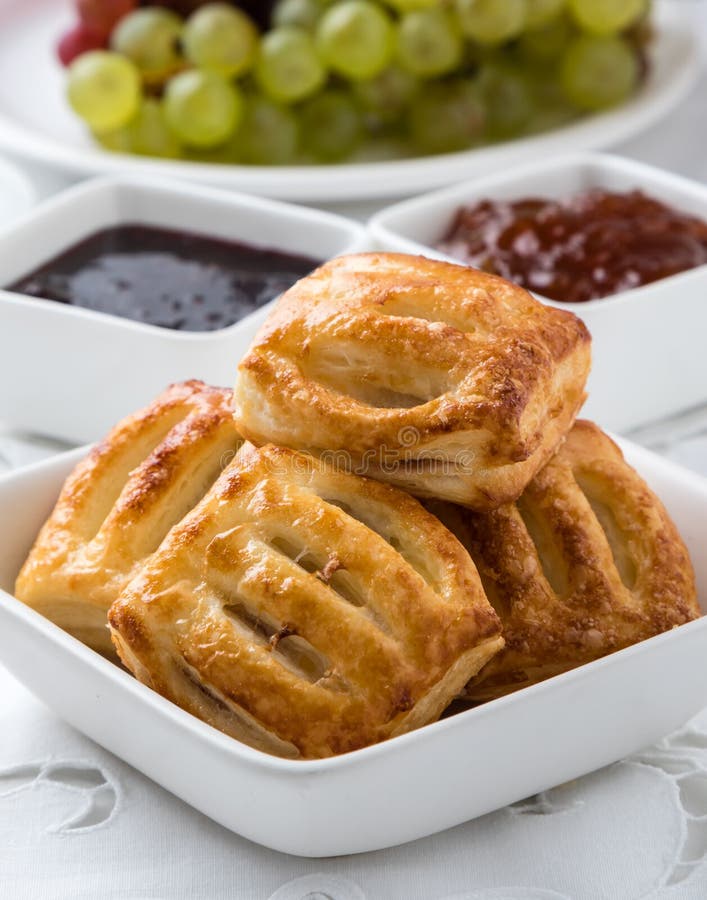 Sweet puff pastry snack stock image. Image of bake, healthy - 60945765