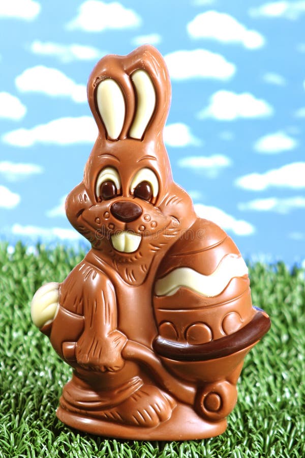 Sweet rabbit stock photo. Image of easter, melt, chocolate - 8619086