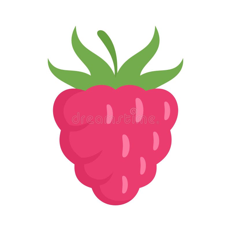 Raspberry Icon, Simple Style Stock Vector - Illustration of freshness ...