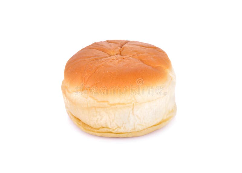 Sweet Red Bean Bread on White Background Stock Photo - Image of ...