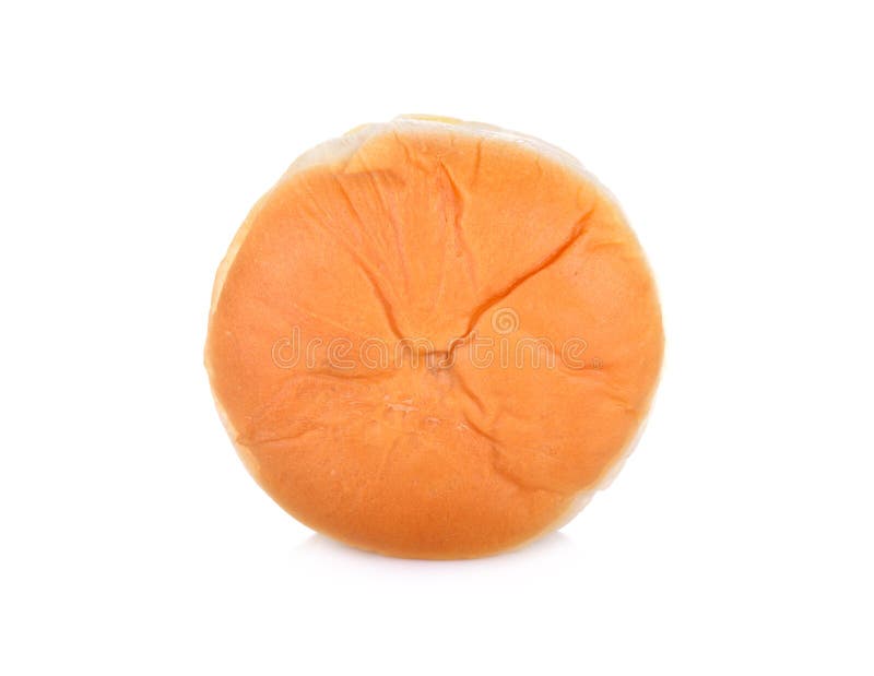 Sweet Red Bean Bread on White Background Stock Photo - Image of ...