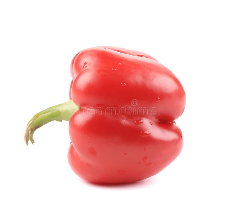 Sweet red pepper. stock image. Image of eating, fresh - 41324525