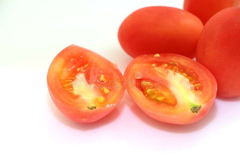 Sweet red tomato stock photo. Image of natural, leaf - 58322714