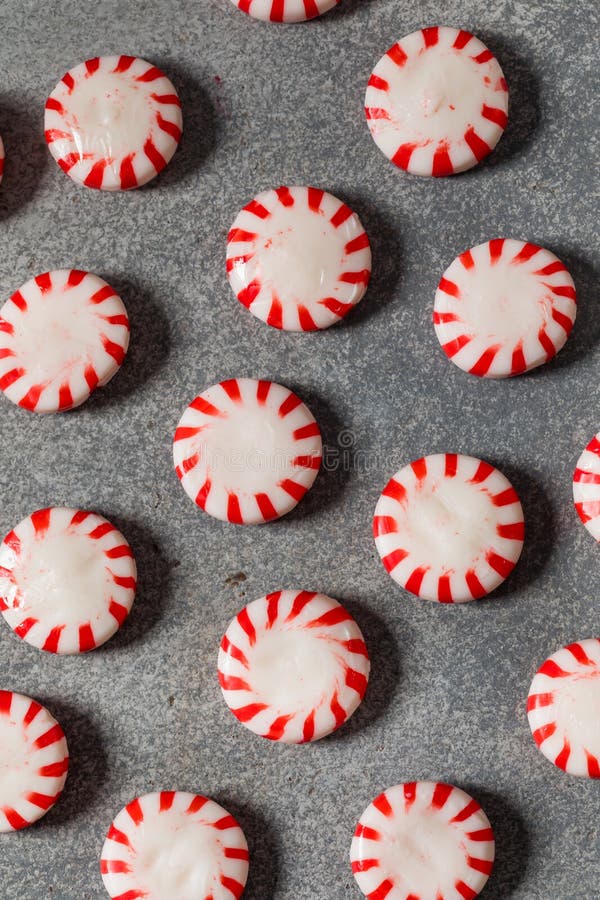 Sweet Red and White Peppermint Candy Stock Photo - Image of peppermint ...