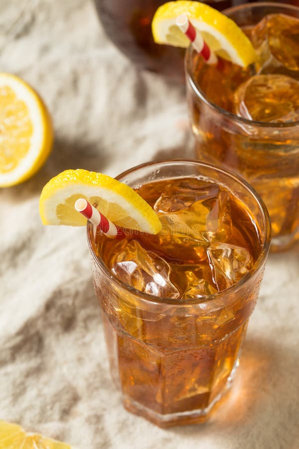 Sweet Refreshing Cold Iced Tea Stock Image - Image of refreshment ...