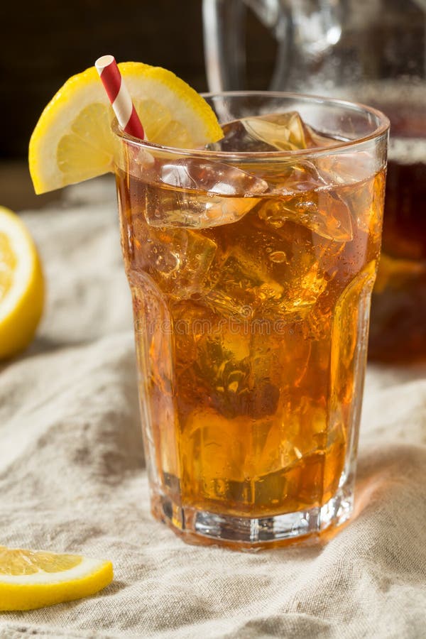Sweet Refreshing Cold Iced Tea Stock Photo - Image of freshness ...