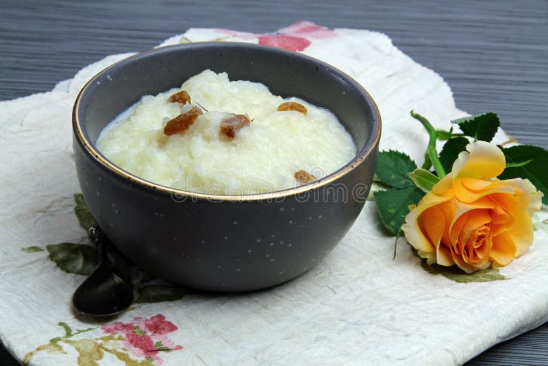 Sweet Rice Kheer or Pudding Stock Image - Image of dish, nuts: 79832421