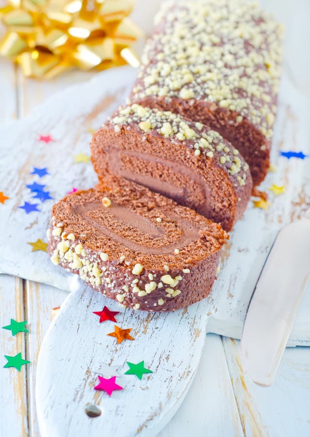 Sweet roll stock photo. Image of chocolate, glass, pastry - 28270824