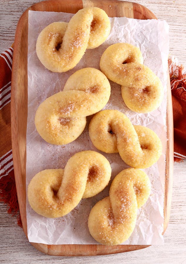 Sweet Rolls Covered with Cinnamon and Sugar Stock Photo - Image of ...