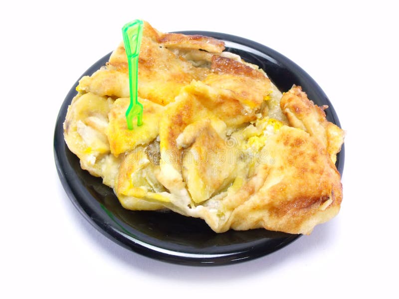 Sweet Roti with Egg and Banana Stock Image - Image of traditional, roti ...