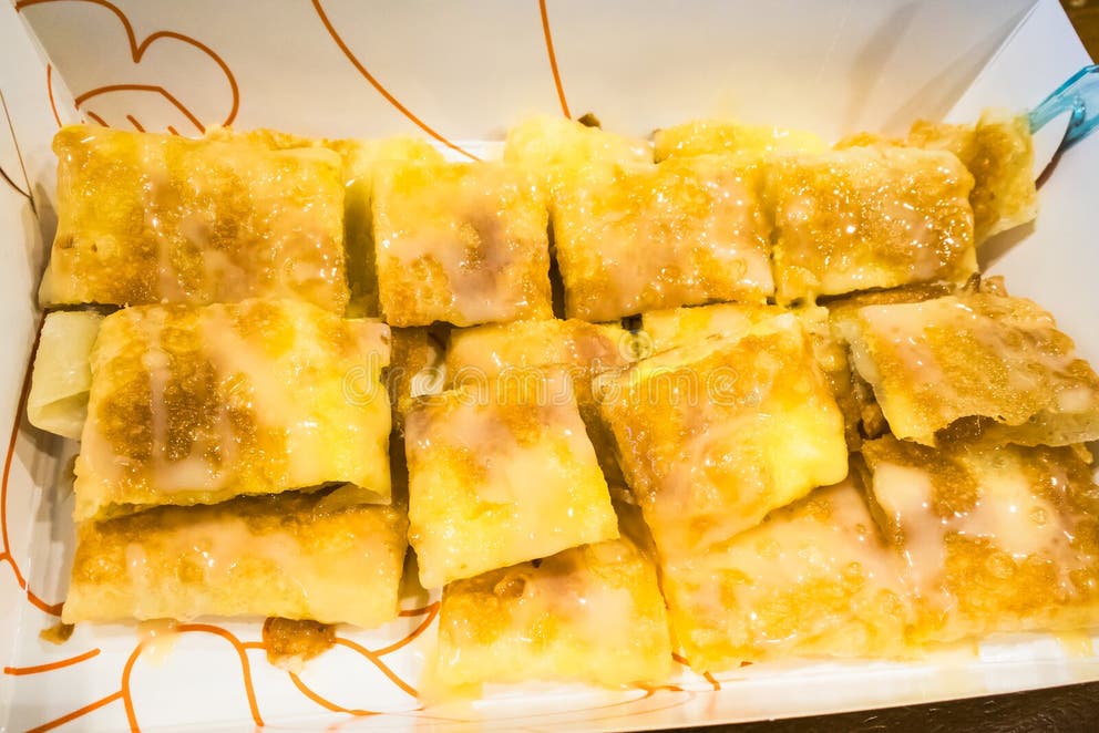 Sweet Roti in Paper Box stock image. Image of fresh - 111786499