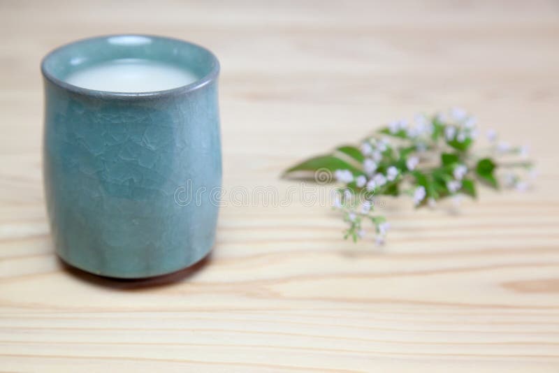 Sweet Sake stock image. Image of rice, amazake, sake - 100152149