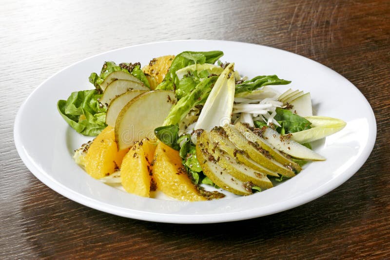 Sweet salad stock photo. Image of chocolate, leaf, dessert - 9790690