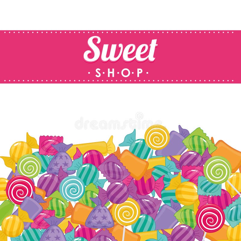 Sweet shop stock vector. Illustration of fresh, shop - 50311738