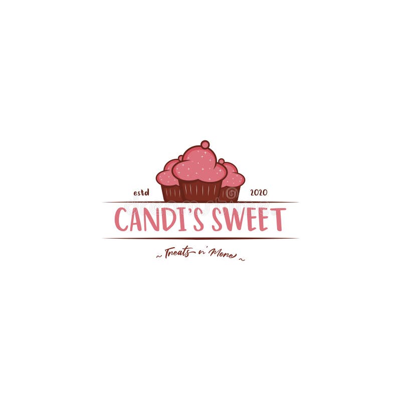 Sweet Shop logo template stock vector. Illustration of design - 265576539