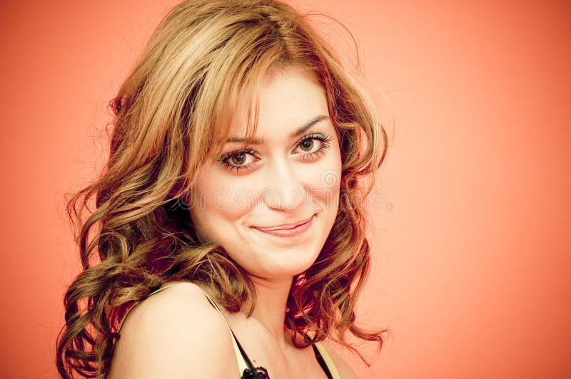 Sweet Smile stock image. Image of dainty, delicate, flirtatious - 1862409