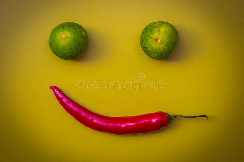 Sweet smile stock image. Image of yellowo, chilli, face - 46488561