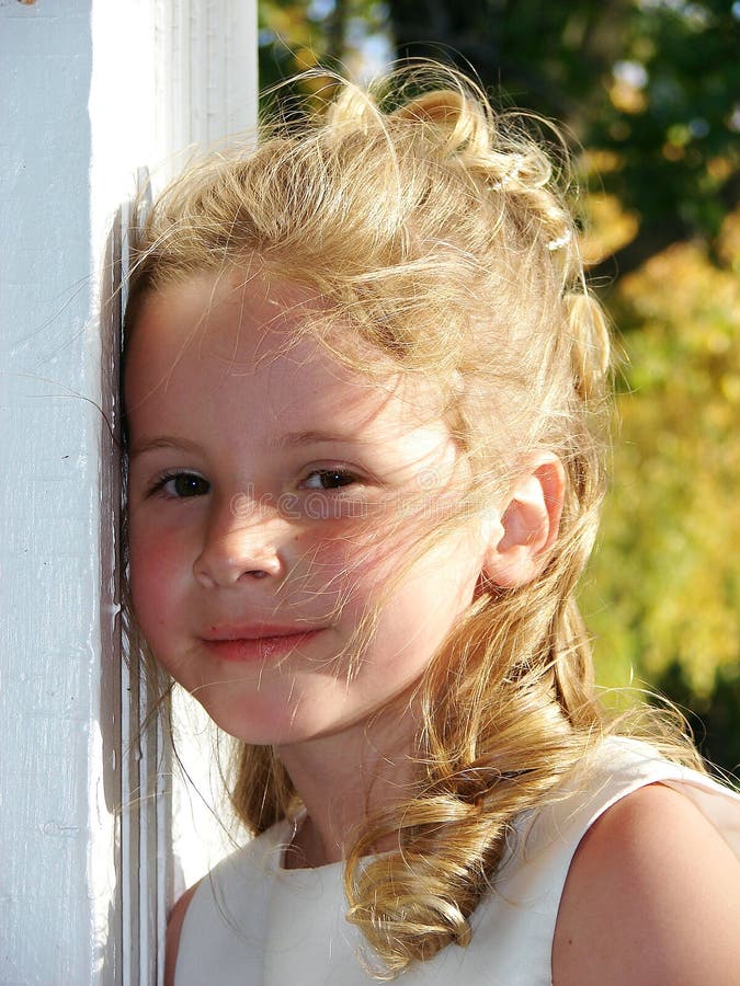 Sweet Smiling Girl stock photo. Image of outdoor, younggirl - 2742248