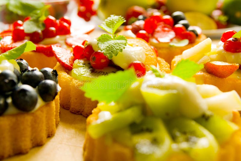Sweet snacks stock photo. Image of sweet, cakes, tartlets - 10463294
