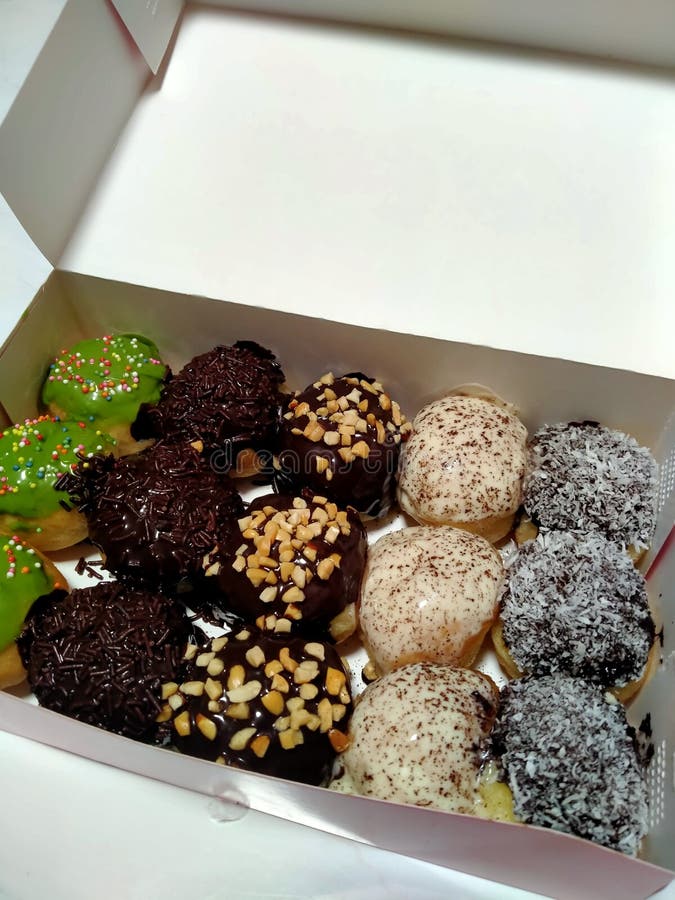 Sweet and soft donuts stock image. Image of peanut, sweet - 284876307