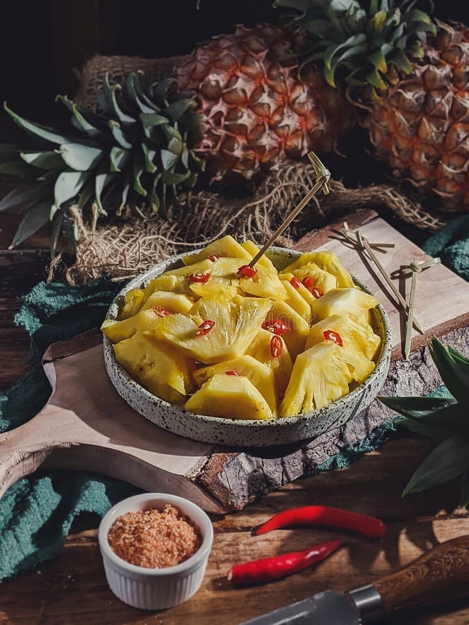 Sweet pineapple fruit stock image. Image of pineapple - 264502583