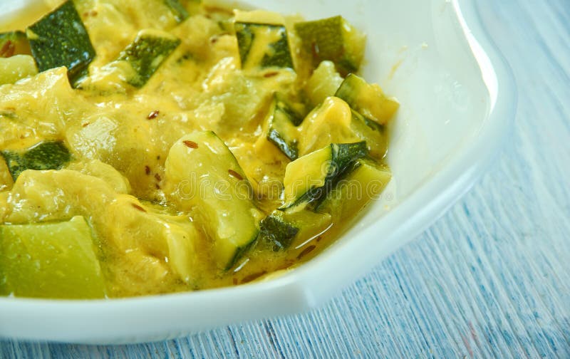 Sweet and Sour Zucchini stock photo. Image of homemade - 153798430