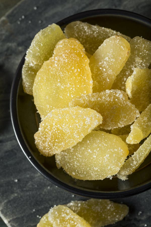 Sweet and Spicy Candied Ginger Stock Photo - Image of candy, ginger ...
