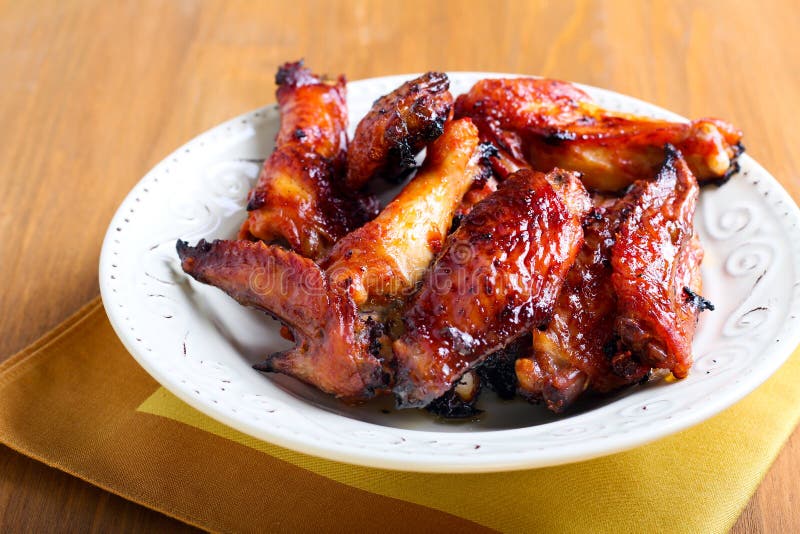 Sweet and Sticky Chicken Wings Stock Image - Image of grill, food: 50505025