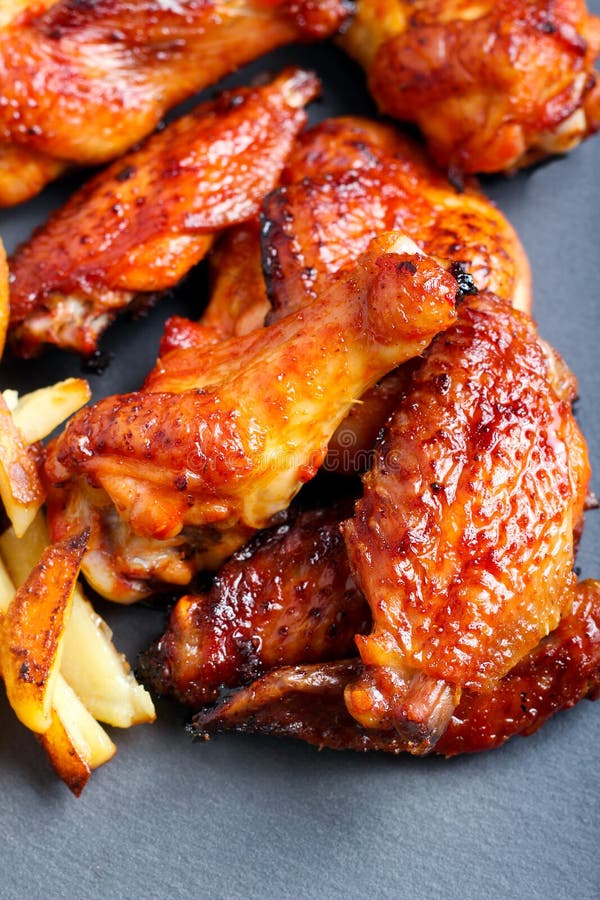 Sticky Chicken Wings Chips Stock Photos - Free & Royalty-Free Stock ...