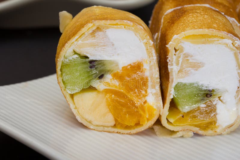 Sweet Egg Sushi Roll or Tamago Roll. Japanese Traditional Food Made ...