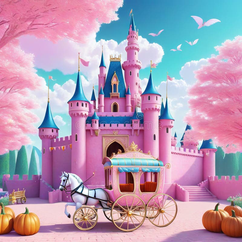 A Sweet Tale with Pastel a a and a Stock Illustration - Illustration of ...