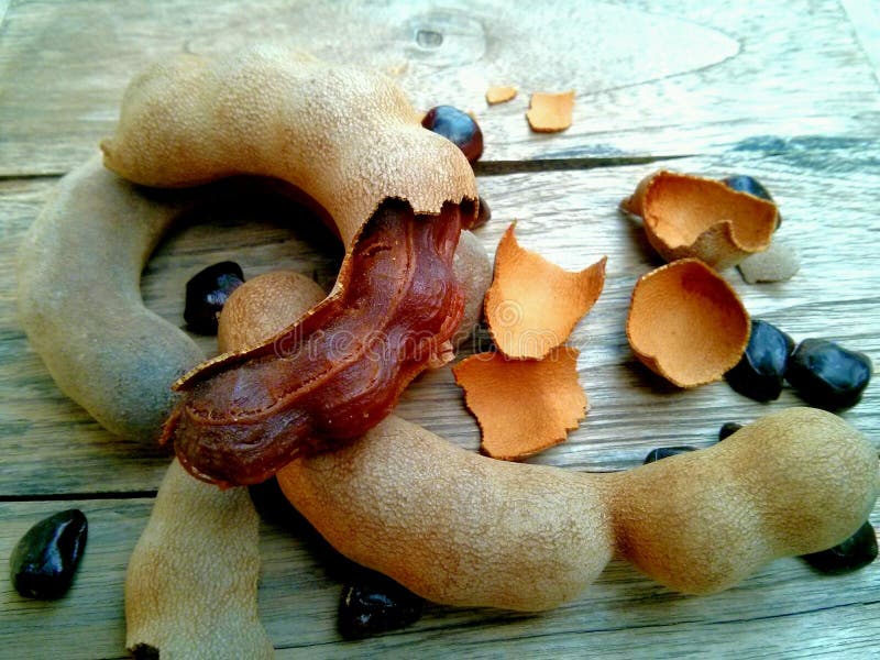 Sweet Tamarind stock image. Image of tamarind, seeds - 63056515