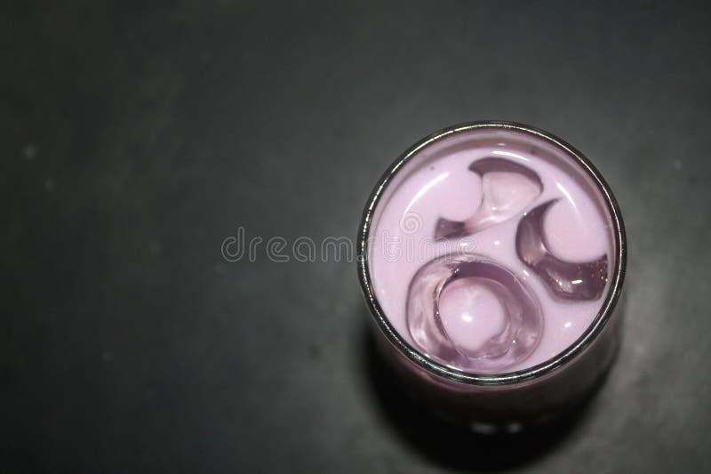 Sweet taro iced upper view stock photo. Image of organ - 287901096