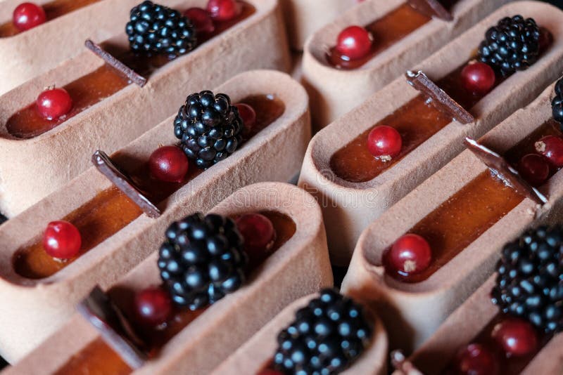 Sweet Tart Cake Pieces on Dessert Buffet Stock Photo - Image of ...